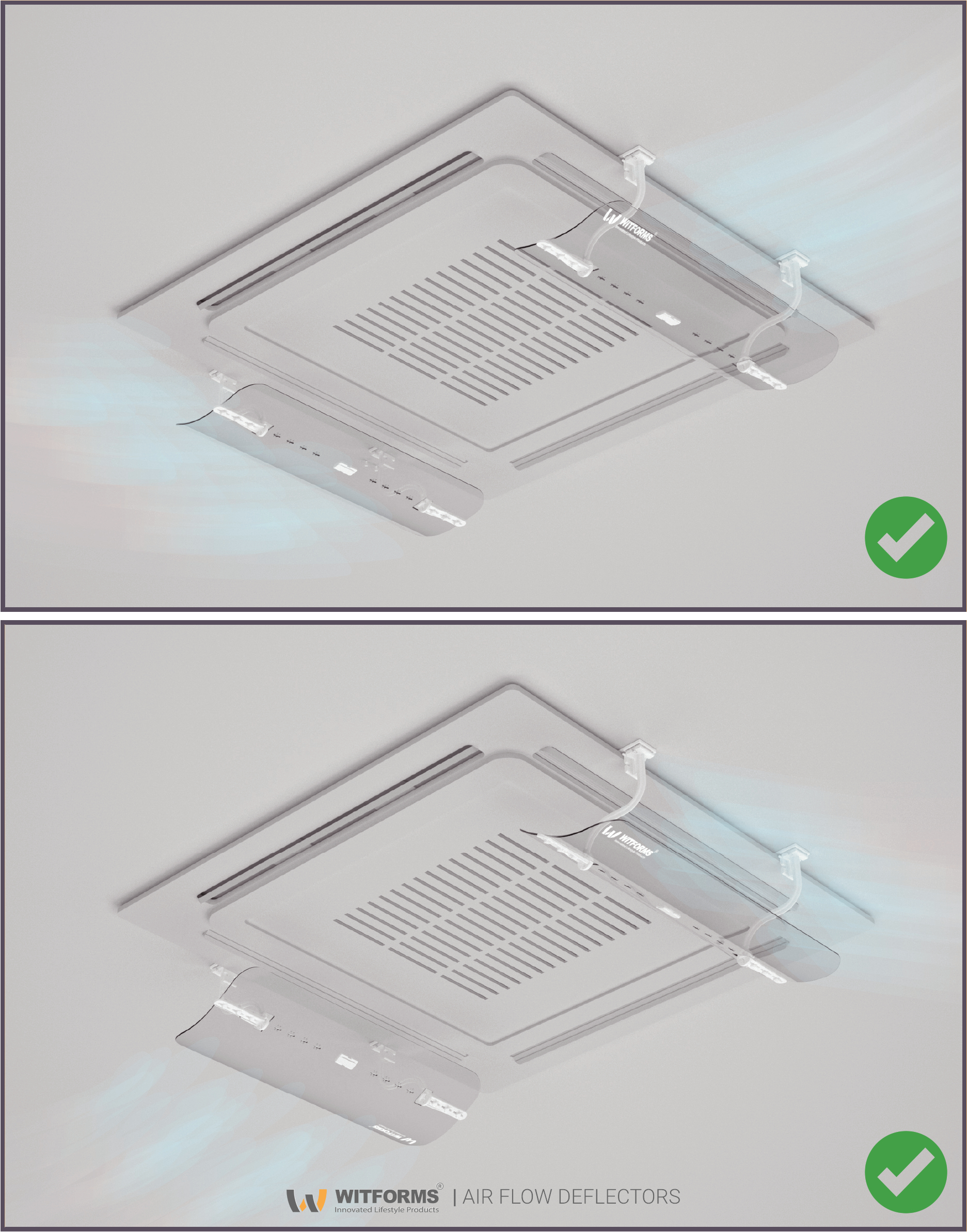 Square - For Square Diffuser AC - Witforms UAE